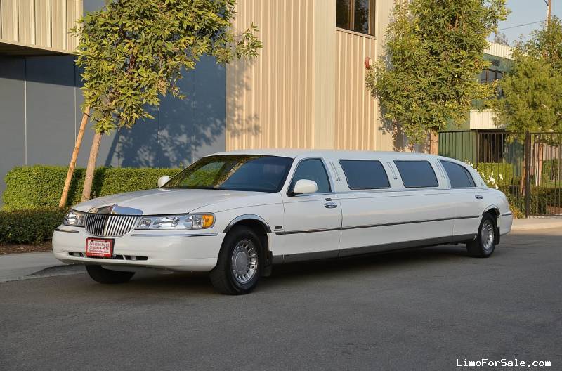 2000, Lincoln Town Car, Sedan Stretch Limo, American Custom Coach