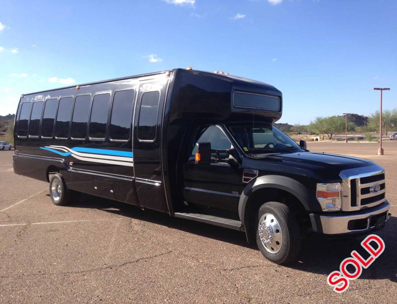 2008, Ford F-550, Mini Bus Shuttle / Tour, Krystal