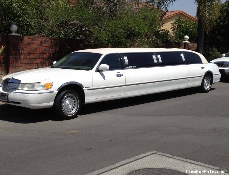 2000, Lincoln Town Car, Sedan Stretch Limo, Krystal