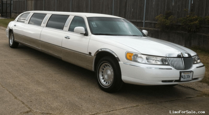 2000, Lincoln Town Car, Sedan Stretch Limo, LCW