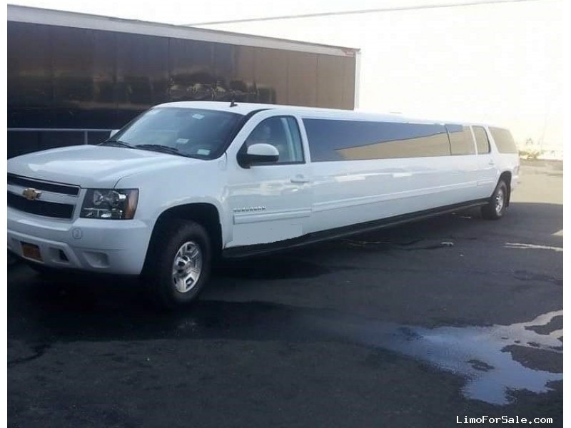 2013, Chevrolet Suburban, SUV Stretch Limo, Authority Coach Builders