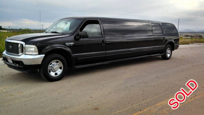 2001, Ford Excursion, SUV Stretch Limo, Classic