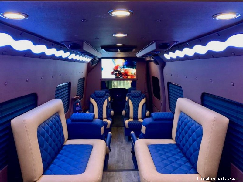 2018, Mercedes-Benz Sprinter, 4x4 Van Limo, Clean Ride Customs