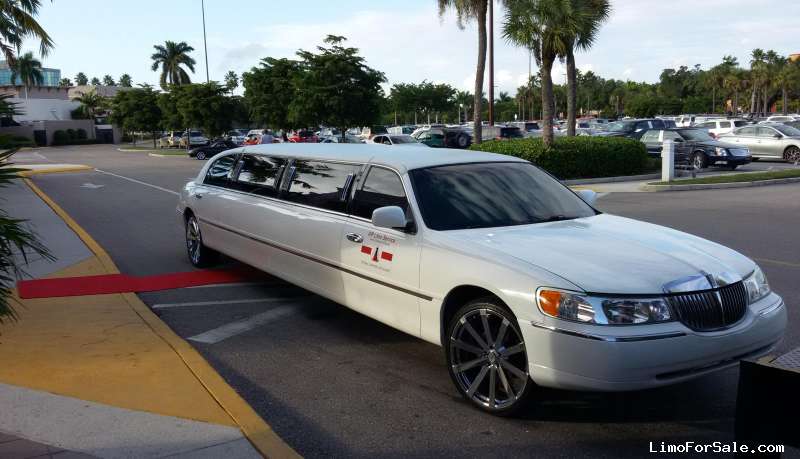 2000, Lincoln Town Car, Sedan Stretch Limo, Krystal