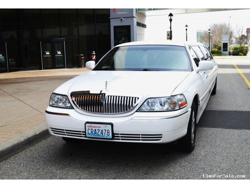 2003, Lincoln Town Car L, Sedan Stretch Limo, Executive Coach Builders