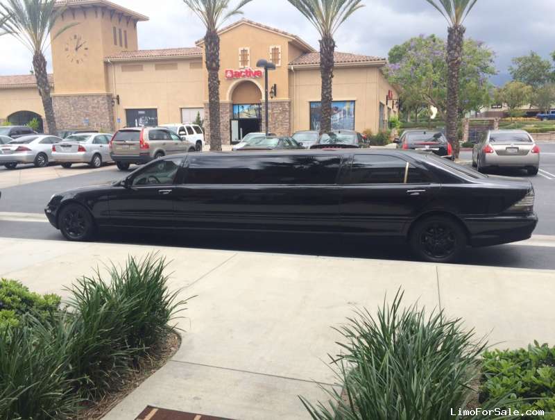 2000, Mercedes-Benz S Class, Sedan Stretch Limo