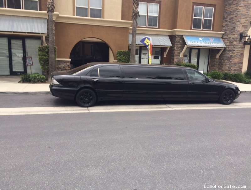 2000, Mercedes-Benz S Class, Sedan Stretch Limo