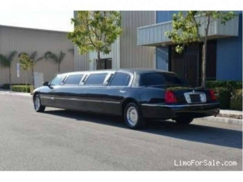 2000, Lincoln Town Car, Sedan Stretch Limo