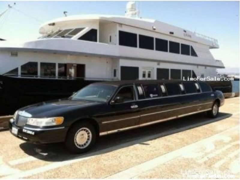 2000, Lincoln Town Car, Sedan Stretch Limo