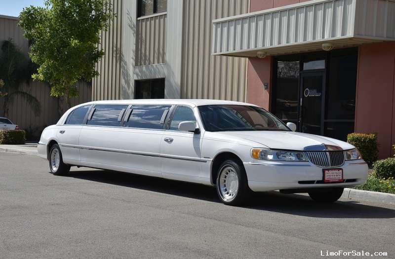 2000, Lincoln Town Car, Sedan Stretch Limo, Krystal