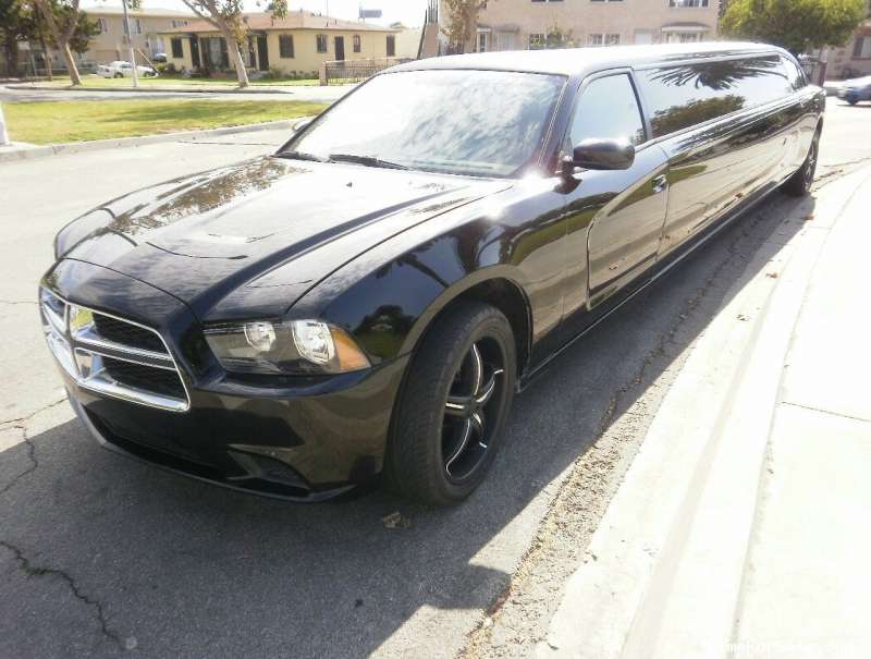 2012, Dodge Charger, Sedan Stretch Limo, American Limousine Sales