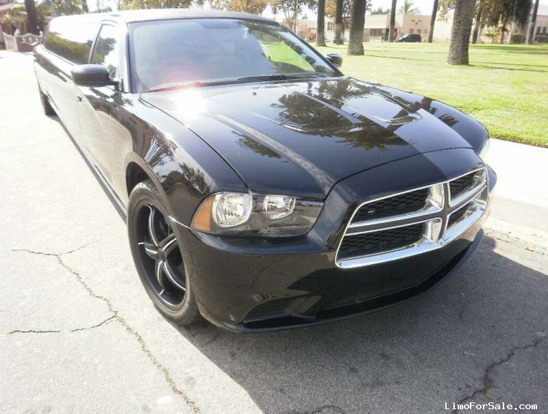 2012, Dodge Charger, Sedan Stretch Limo, American Limousine Sales