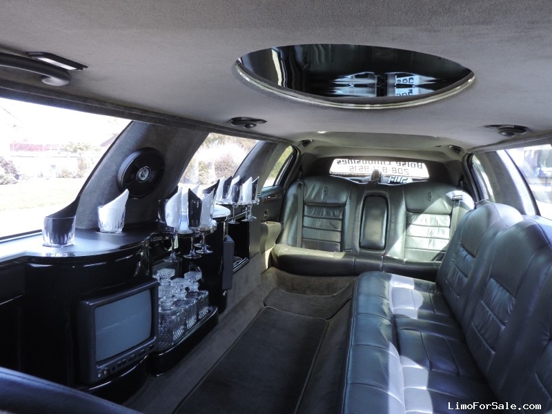 2000, Lincoln Town Car, Sedan Stretch Limo, American Custom Coach