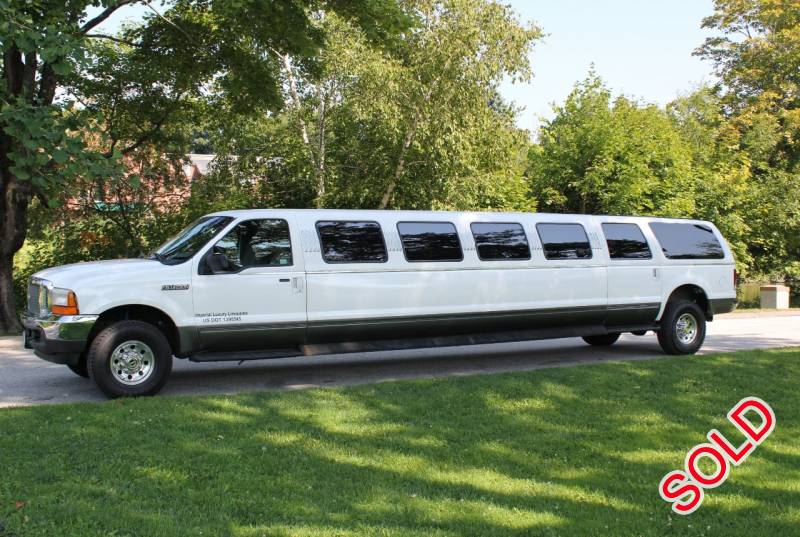 2001, Ford Excursion XLT, SUV Stretch Limo, Westwind