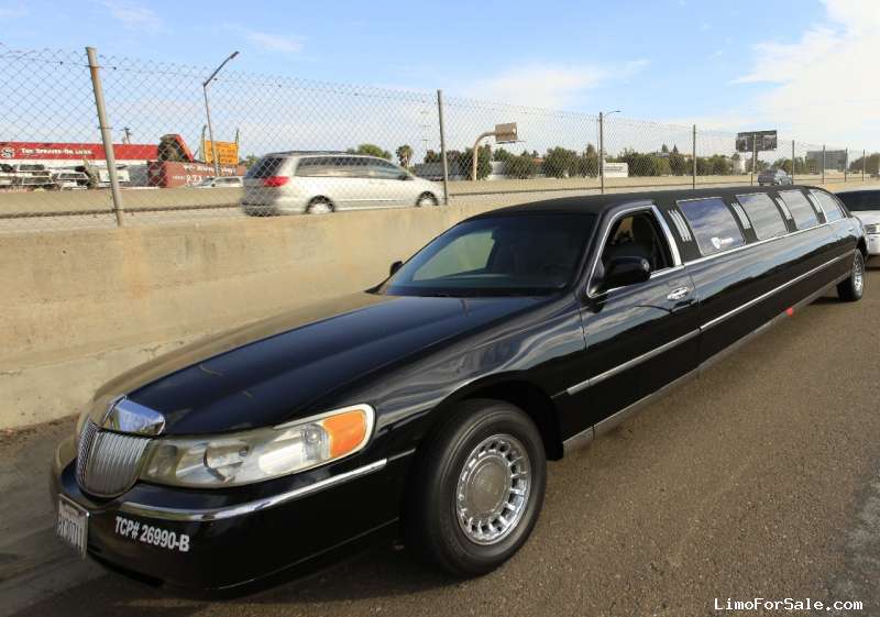 2000, Lincoln Town Car, Sedan Stretch Limo, Ultra