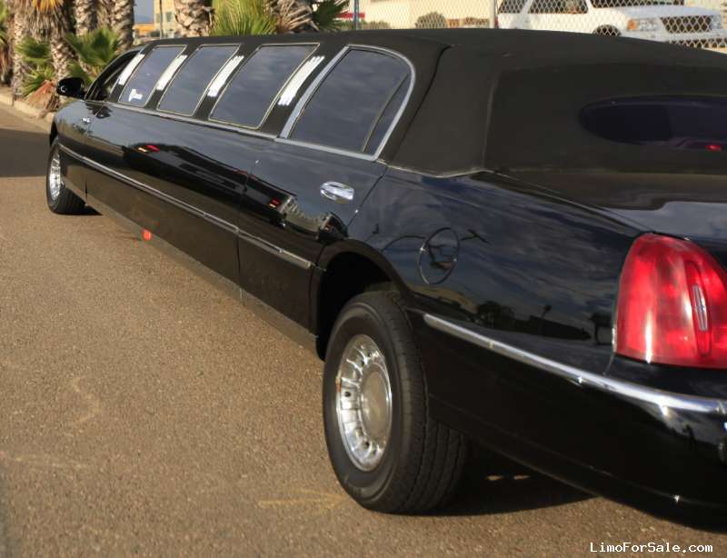 2000, Lincoln Town Car, Sedan Stretch Limo, Ultra