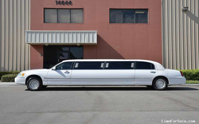 2000, Lincoln Town Car, Sedan Stretch Limo, Krystal