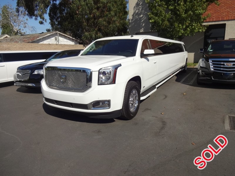 2015, GMC Yukon XL, SUV Stretch Limo, Specialty Conversions