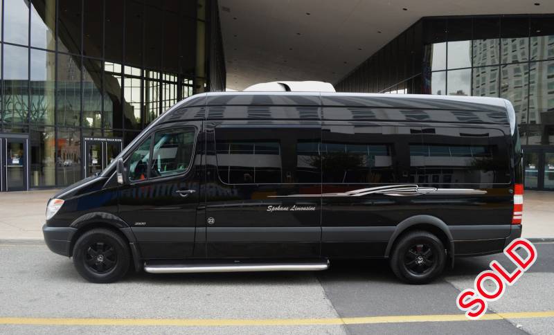 2012, Freightliner Sprinter, Van Shuttle / Tour, Mercedes