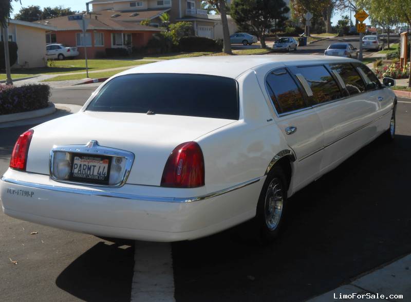 2000, Lincoln Town Car, Sedan Stretch Limo, Executive Coach Builders