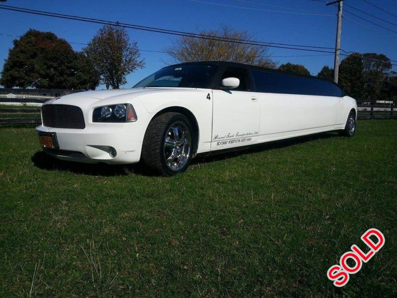 2007, Dodge Charger, Sedan Stretch Limo, Lime Lite Coach Works